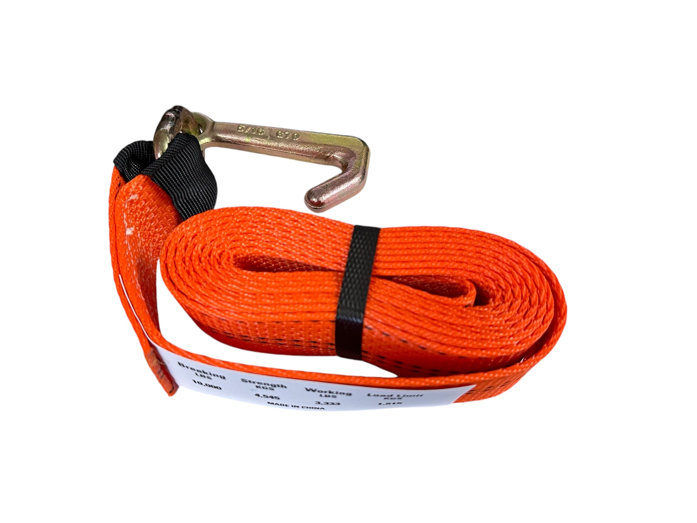 2”x10’ Mini J Strap – Hooks And Straps